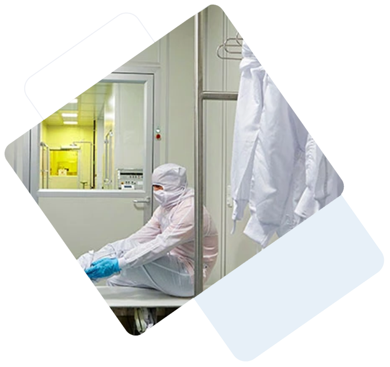Cleanroom gowning room labels